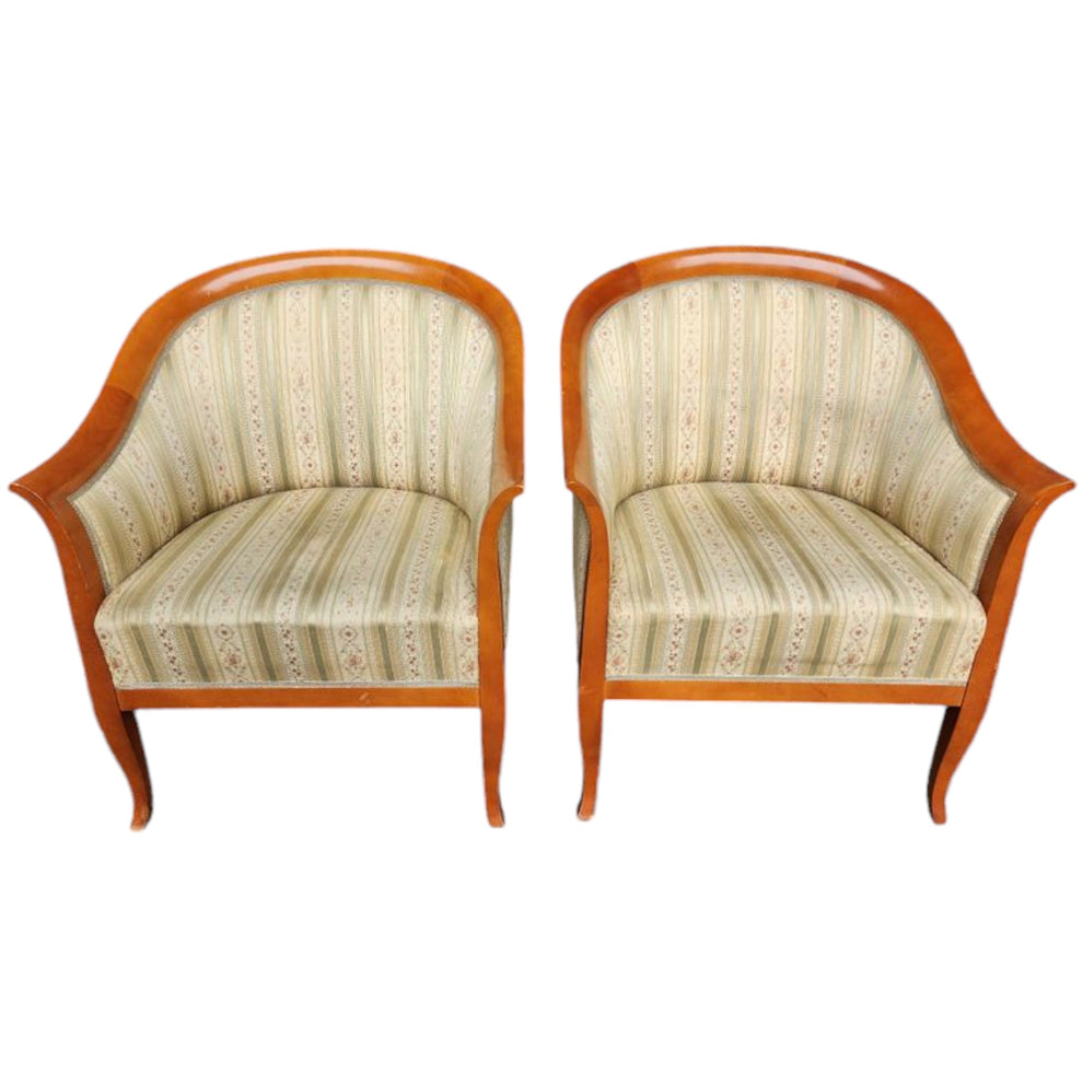 Hollywood Regency Style Lounge Chairs – Great Oaks Antiques